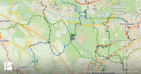 Reta Śmiłowicka - mapa szlaków turystycznych | mapa-turystyczna.pl