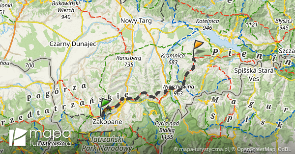Trasa do: Dursztyn | mapa-turystyczna.pl