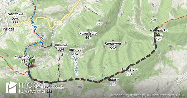 Trasa: Harbutowice, ul. Górska – Harbutowice, Końcówka | mapa ...