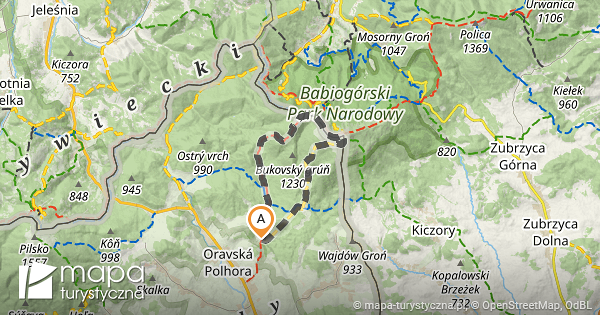 Trasa: Slaná Voda – Slaná Voda | mapa-turystyczna.pl