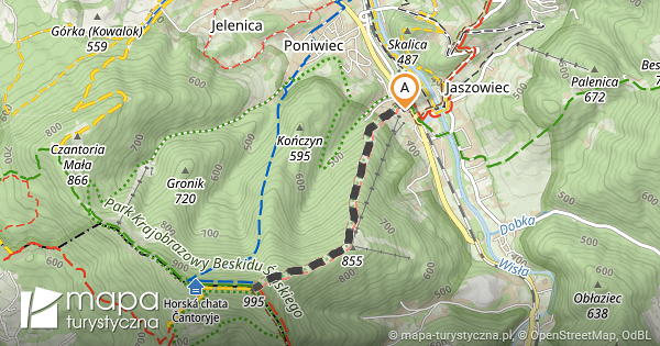 Trasa: Ustroń, Polana – Ustroń, Polana | mapa-turystyczna.pl
