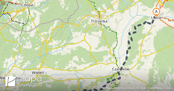 Trasa: Ujście – Wąsosz, ul. Kolejowa | mapa-turystyczna.pl