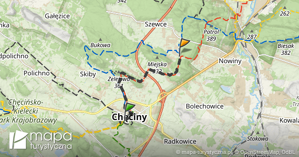 Trasa do: Jaskinia Raj | mapa-turystyczna.pl