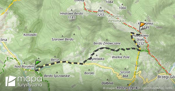 Trasa do: Schron turystyczny BdPN Chatka Puchatka | mapa-turystyczna.pl
