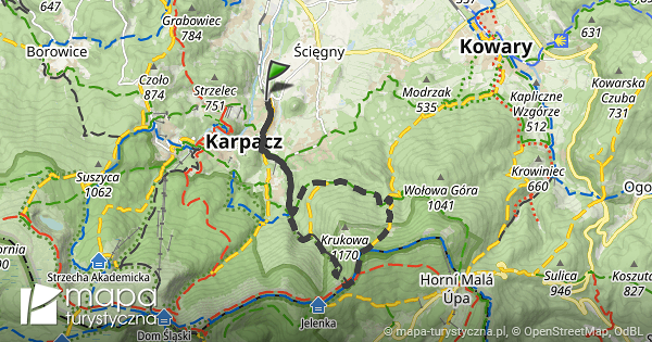 Trasa: Karpacz – Karpacz | mapa-turystyczna.pl