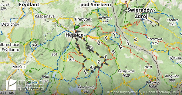 Trasa: Hejnice – Hejnice | mapa-turystyczna.pl