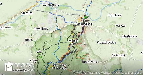 Trasa: Sobótka – Sobótka | mapa-turystyczna.pl