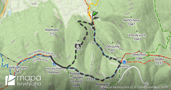 Trasa: Ráztoka, turisticka chata – Ráztoka, turisticka chata | mapa ...