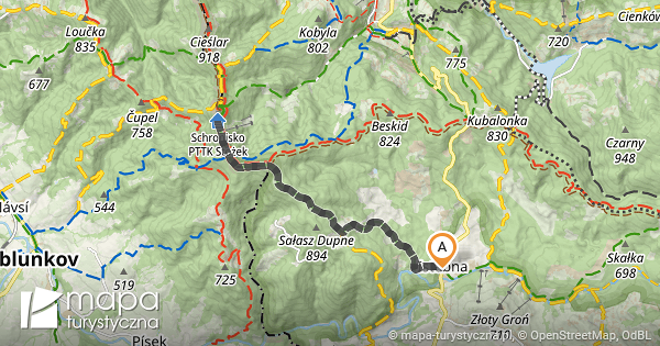 Trasa: Istebna – Istebna | mapa-turystyczna.pl