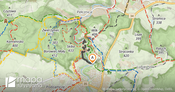 Trasa przez: Spisz | mapa-turystyczna.pl
