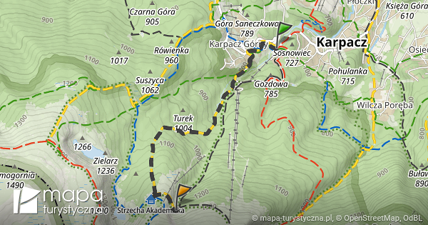 Trasa: Karpacz, Biały Jar – Kocioł Białego Jaru | mapa-turystyczna.pl