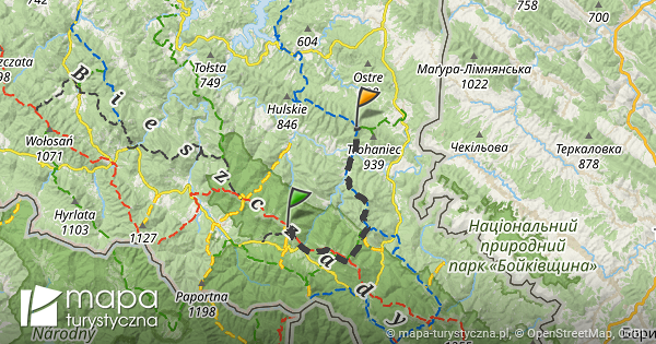 Trasa z: Schron turystyczny BdPN Chatka Puchatka | mapa-turystyczna.pl
