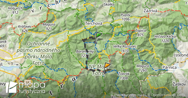 Trasa: Starý Dvor – Kopiská | mapa-turystyczna.pl