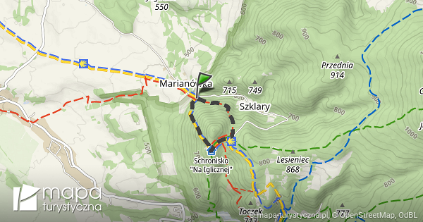Trasa: Marianówka – Marianówka | mapa-turystyczna.pl
