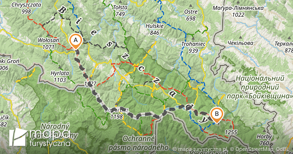 Trasa: Cisna – Tarnica | mapa-turystyczna.pl