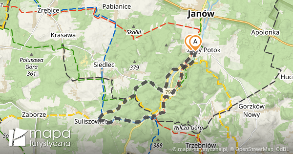 Trasa przez: Grota Niedźwiedzia | mapa-turystyczna.pl