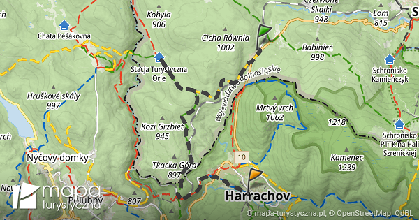 Trasa do: Harrachov | mapa-turystyczna.pl