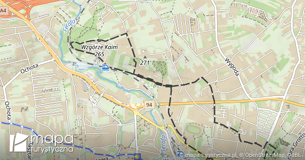 Wieliczka, Bogucice - Wieliczka, ul. Winnicka | mapa-turystyczna.pl