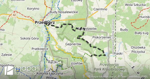 Przedbórz, kościół - Góry Mokre | mapa-turystyczna.pl