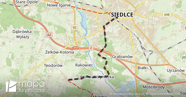 Wołyńce - Siedlce | mapa-turystyczna.pl