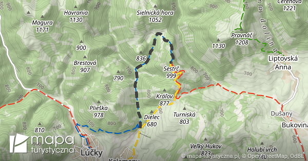 Kalameny, jazierko - Liptovský hrad | mapa-turystyczna.pl