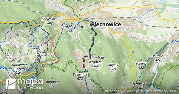 Piechowice - Michałowice, Złoty Widok | mapa-turystyczna.pl
