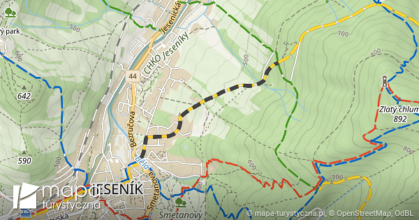 Jeseník, Josefa Hory - Pod Čertovými kameny | mapa-turystyczna.pl