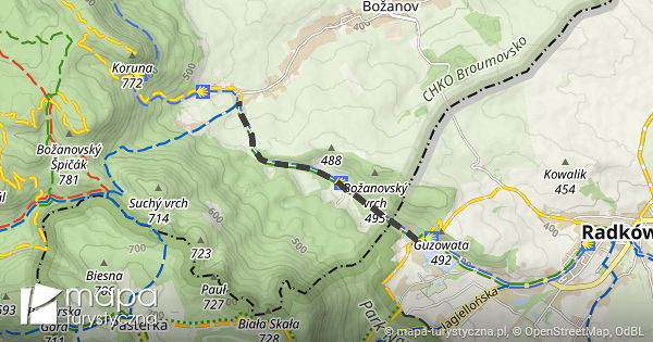 Zalew Radkowski - Horní Božanov | mapa-turystyczna.pl