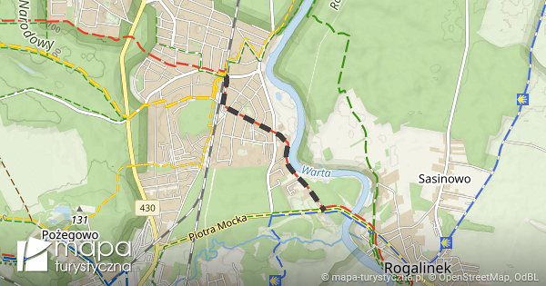 Puszczykówko, stacja kolejowa - Mosina, oczyszczalnia ścieków | mapa ...