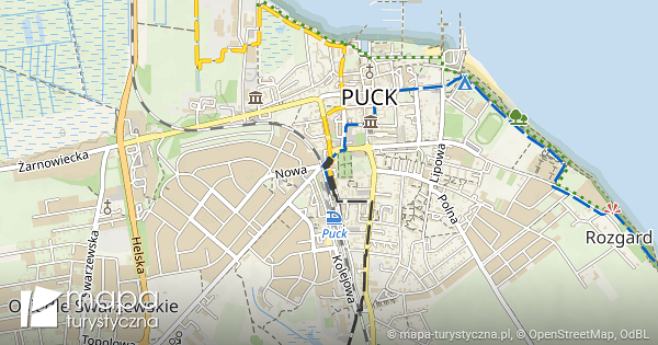 Puck - Puck, ul. Dworcowa | mapa-turystyczna.pl