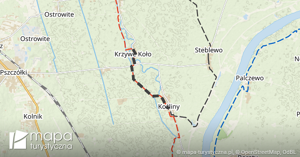 Krzywe Koło - Koźliny | mapa-turystyczna.pl