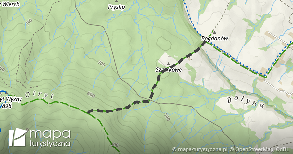 Wiata Wędrowca - Pasmo Otrytu | mapa-turystyczna.pl