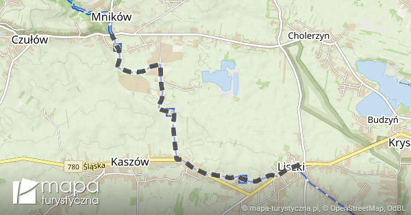 Liszki - Mników | mapa-turystyczna.pl