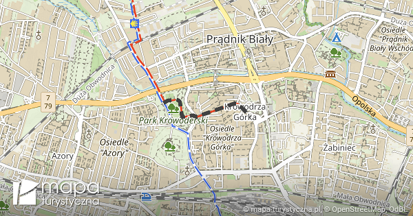 Kraków, Park Krowoderski - Kraków, Krowodrza Górka | mapa-turystyczna.pl