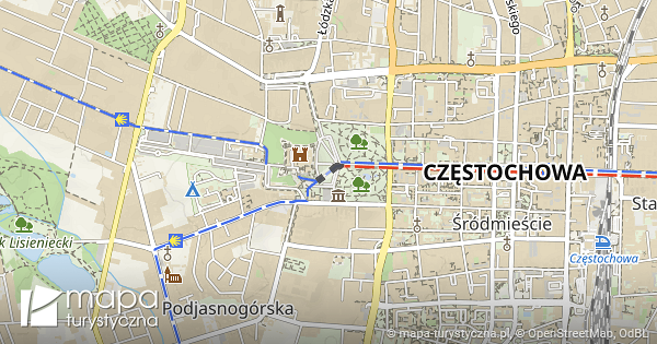 Częstochowa, Jasna Góra - Częstochowa, Jasna Góra | mapa-turystyczna.pl