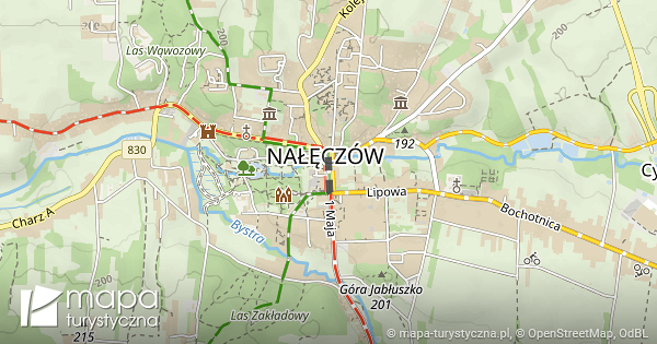 Nałęczów, ul. 1 Maja - Nałęczów | mapa-turystyczna.pl
