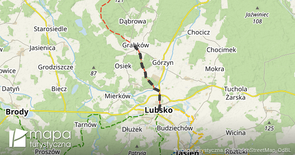 Lubsko, Plac Wolności - Grabków | mapa-turystyczna.pl