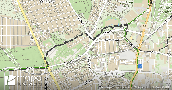 Toruń, ul. Forteczna - Toruń, ul. Polna | mapa-turystyczna.pl