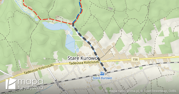 Stare Kurowo, dworzec kolejowy - Stare Kurowo, ul. Polna | mapa ...