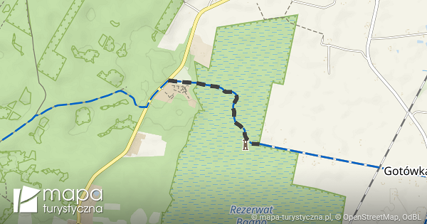 Nowiny, Dom Pomocy Społecznej - Rezerwat Bagno Serebryjskie | mapa ...