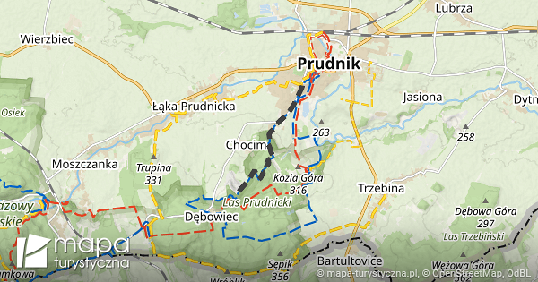Prudnik, dawne koszary - Dębowiec, kamieniołom | mapa-turystyczna.pl