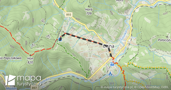 Bacówka PTTK pod Honem - Cisna | mapa-turystyczna.pl