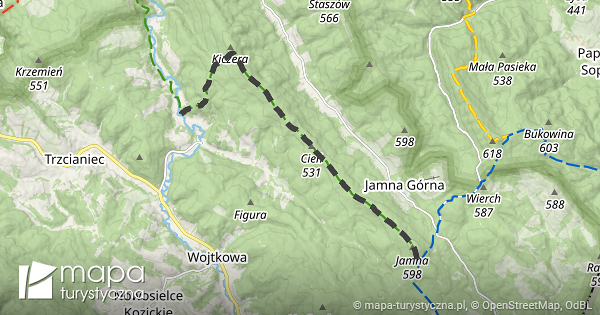 Grąziowa - Jamna | mapa-turystyczna.pl