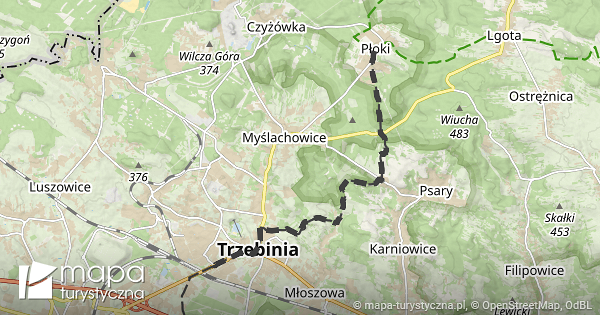 Trzebinia - Płoki | mapa-turystyczna.pl