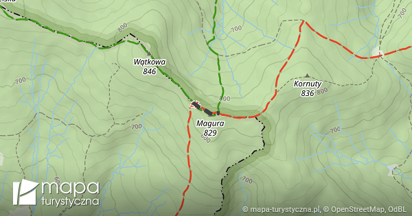 Pod Wątkową - Magura | mapa-turystyczna.pl