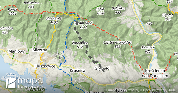 Lubań, Ruiny bacówki - Grywałd | mapa-turystyczna.pl