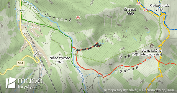 Pod Krčahovom, rázc. - Krčahovo, partizánske bunkre | mapa-turystyczna.pl
