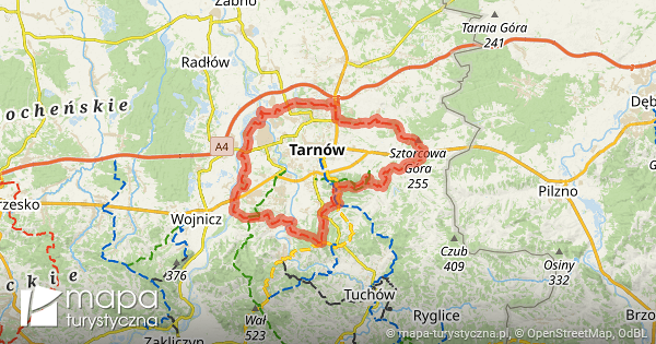 Szlak Okrężny Wokół Tarnowa | mapa-turystyczna.pl
