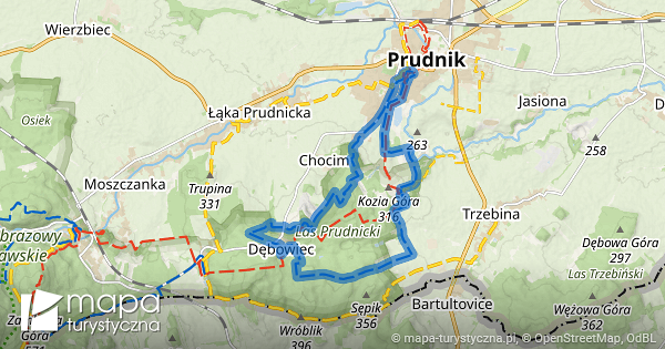 Szlak Historyczny Lasów Królewskiego Miasta Prudnika | mapa-turystyczna.pl