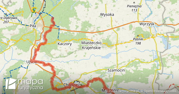 Czerwony szlak turystyczny Jezioro Płotki – Czerwonak | mapa-turystyczna.pl